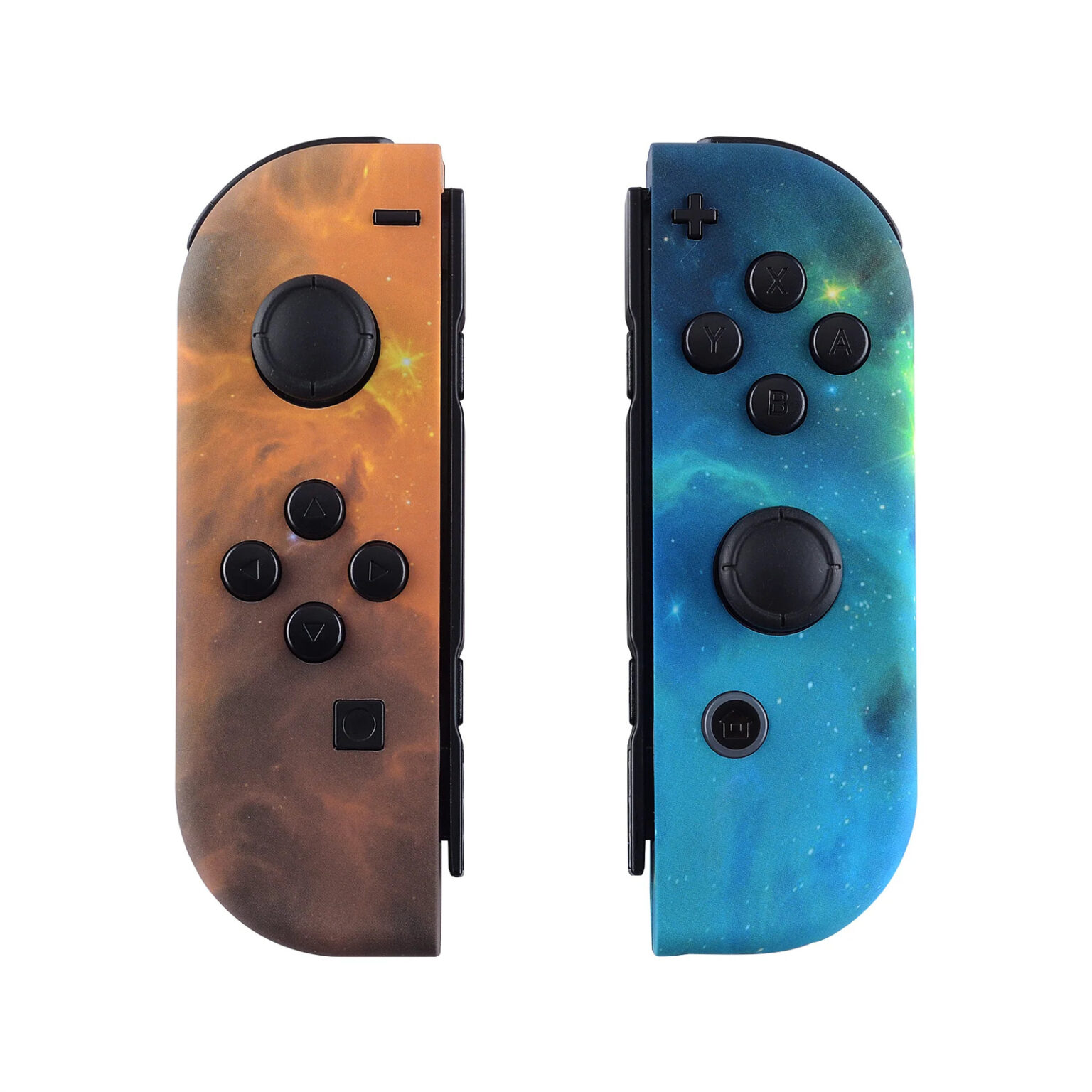 Soft Touch Gold Nebula Front + Back Shells for Nintendo Switch Joycon ...