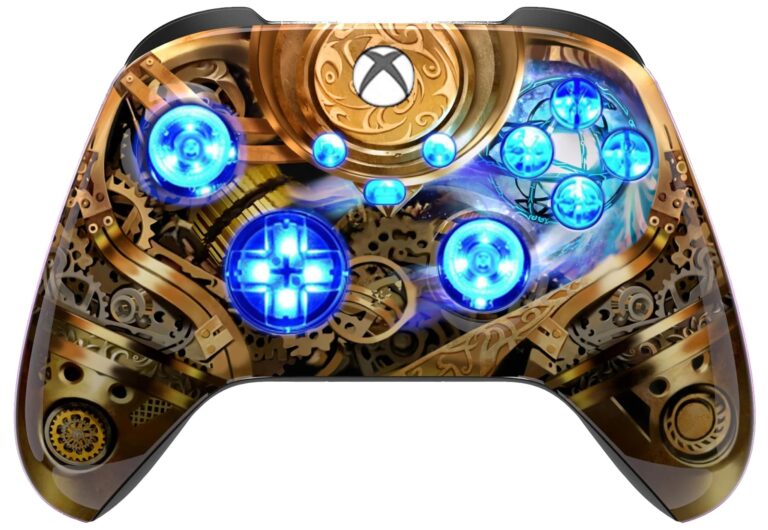 Steam Punk Silent Modz LED Controller Trigger Stop Grips for Xbox ...