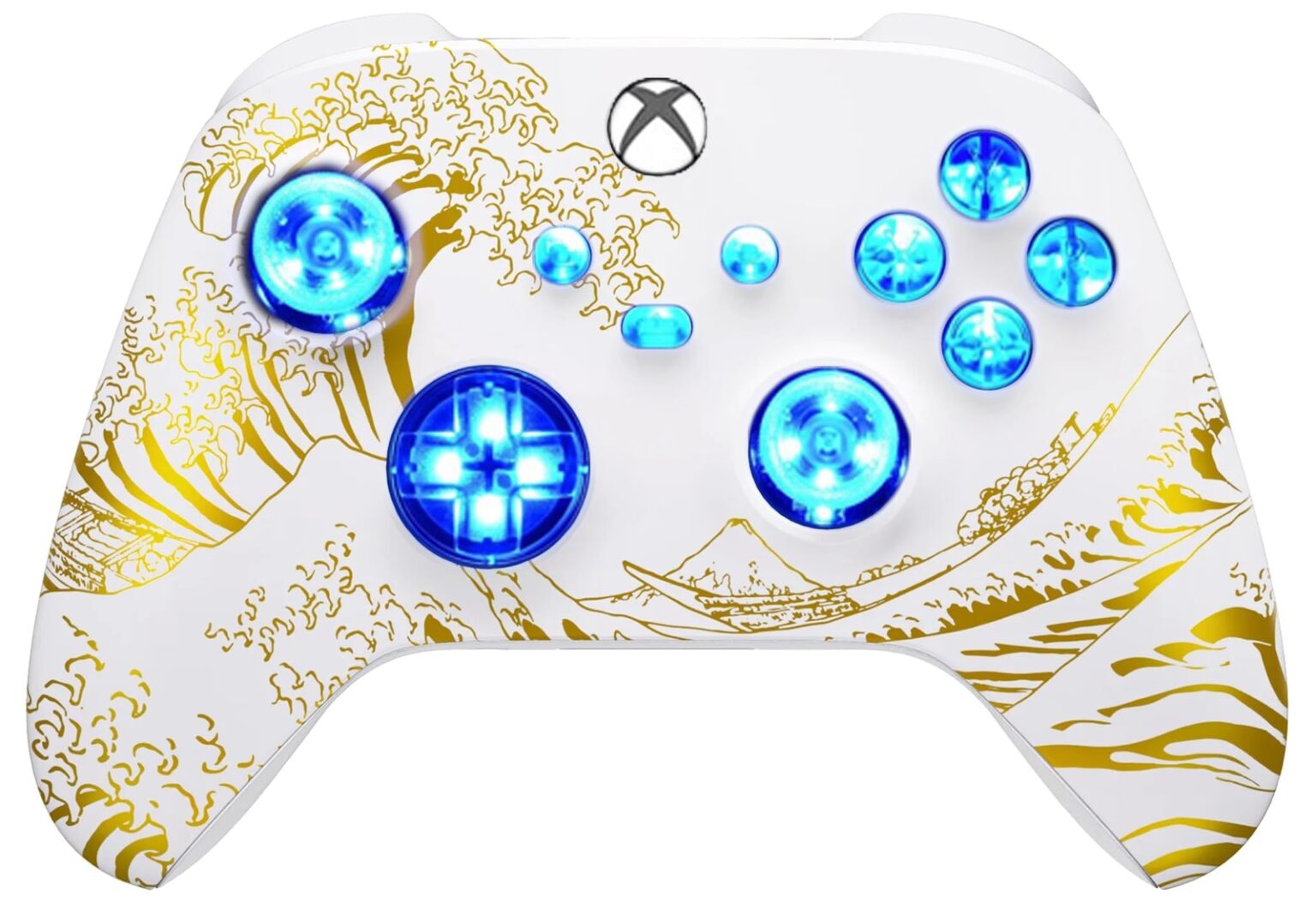 Golden Wave Silent Modz LED Controller Trigger Stop Grips for Xbox ...