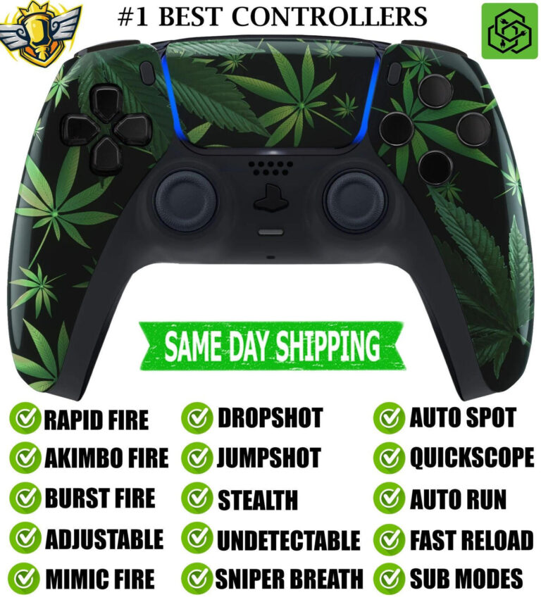 Green Weeds Silent Modz New Rapid Fire Mod Wireless Modded Controller ...