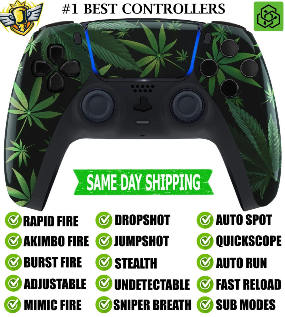Green Weeds Silent Modz New Rapid Fire Mod Wireless Modded Controller ...