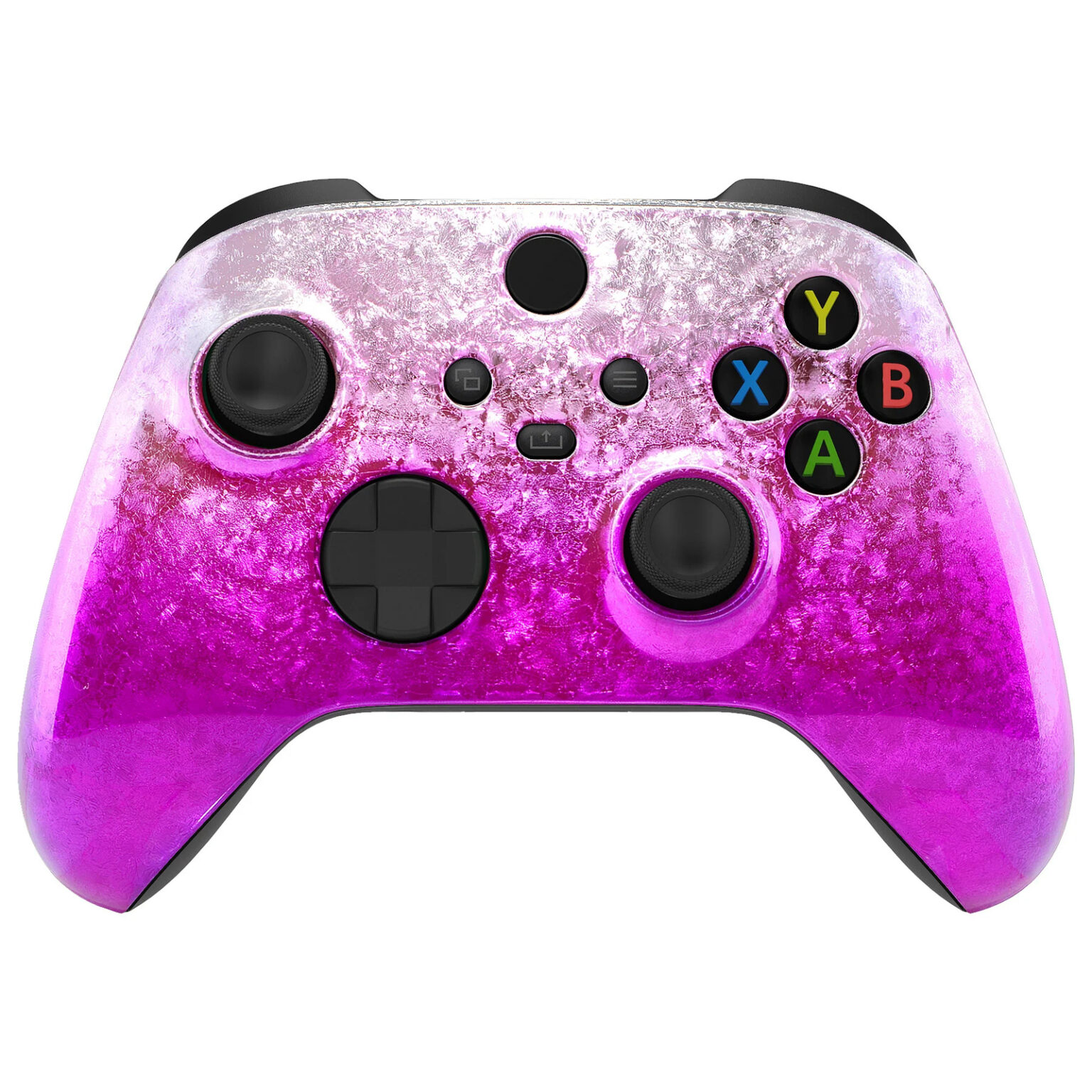 Glossy Ice Flake Magenta Faceplate Shell Case For Xbox Series X/S ...