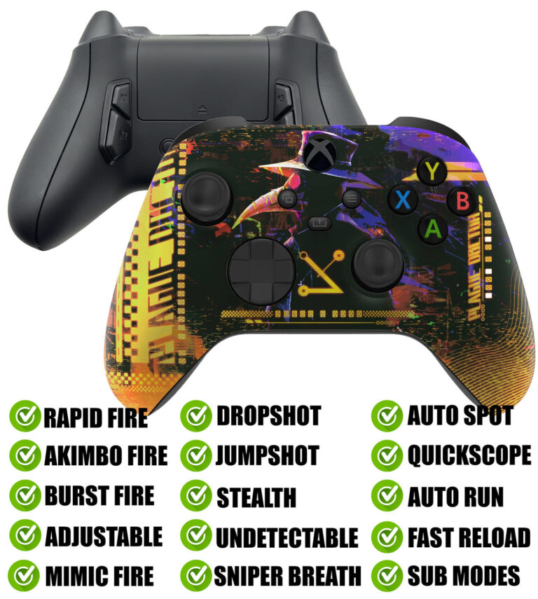 Cyber Punk Modded Reflex Button Rapid Fire Modded Controller for Xbox ...