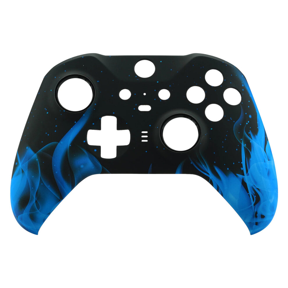 Soft Touch Blue Flame Front Shell compatible with Xbox Elite Series 2 ...