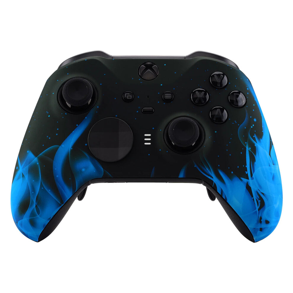 Soft Touch Blue Flame Front Shell compatible with Xbox Elite Series 2 ...